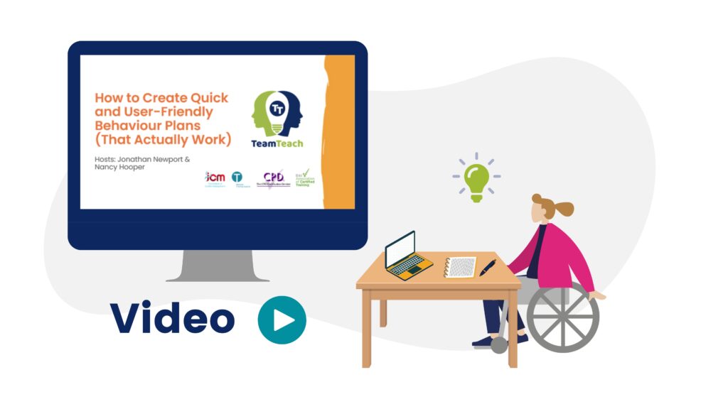 Quick, User-Friendly Behaviour Plans - TeamTeach Knowledge Hub